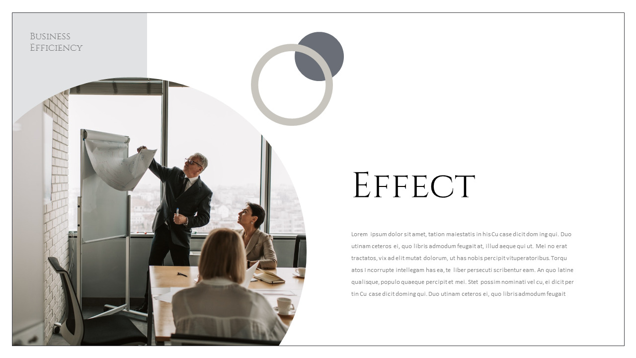 Business Efficiency Simple Templates Design