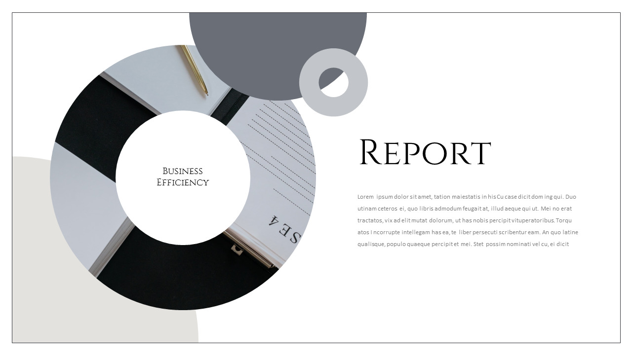 Business Efficiency Simple Templates Design