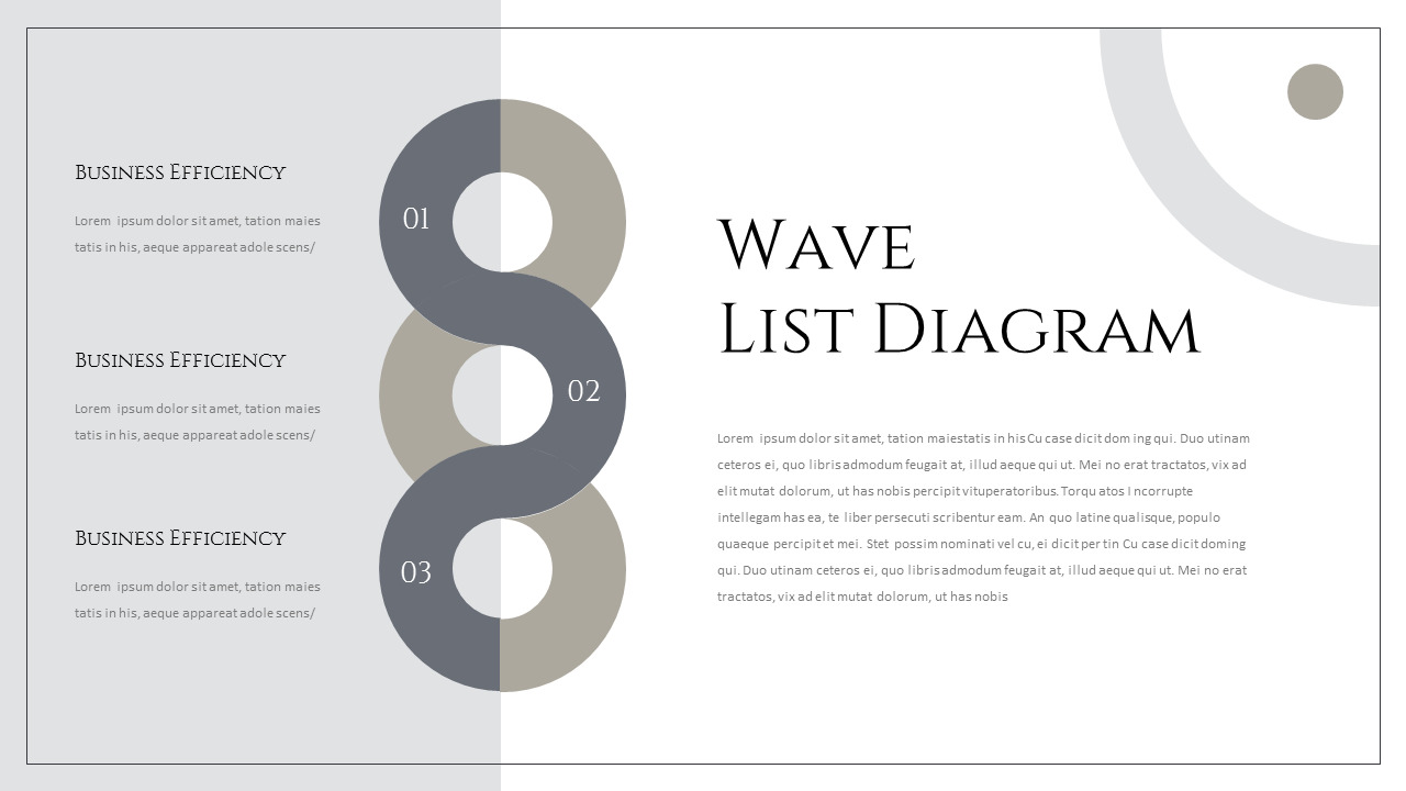 Business Efficiency Simple Templates Design