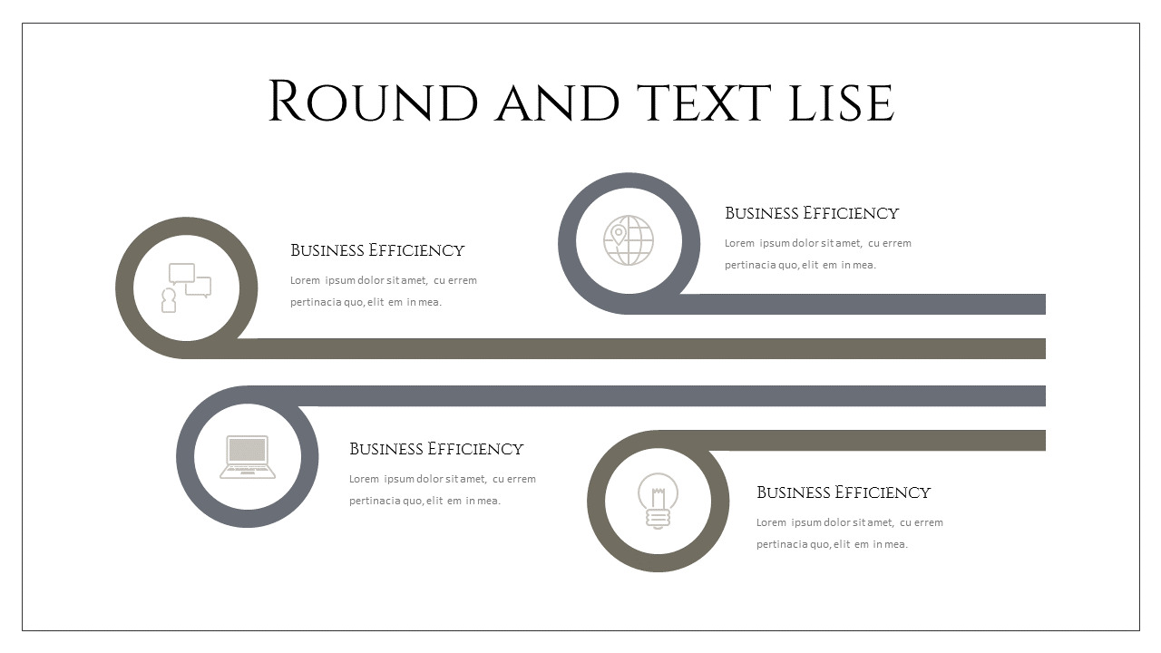 Business Efficiency Simple Templates Design