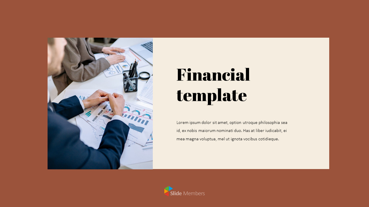 Gratis plantilla financiera - Plantilla de PowerPoint gratis|Diapositivas