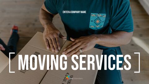 Moving Services PPT Templates Design