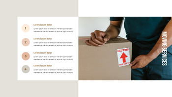 Moving Services PPT Templates Design