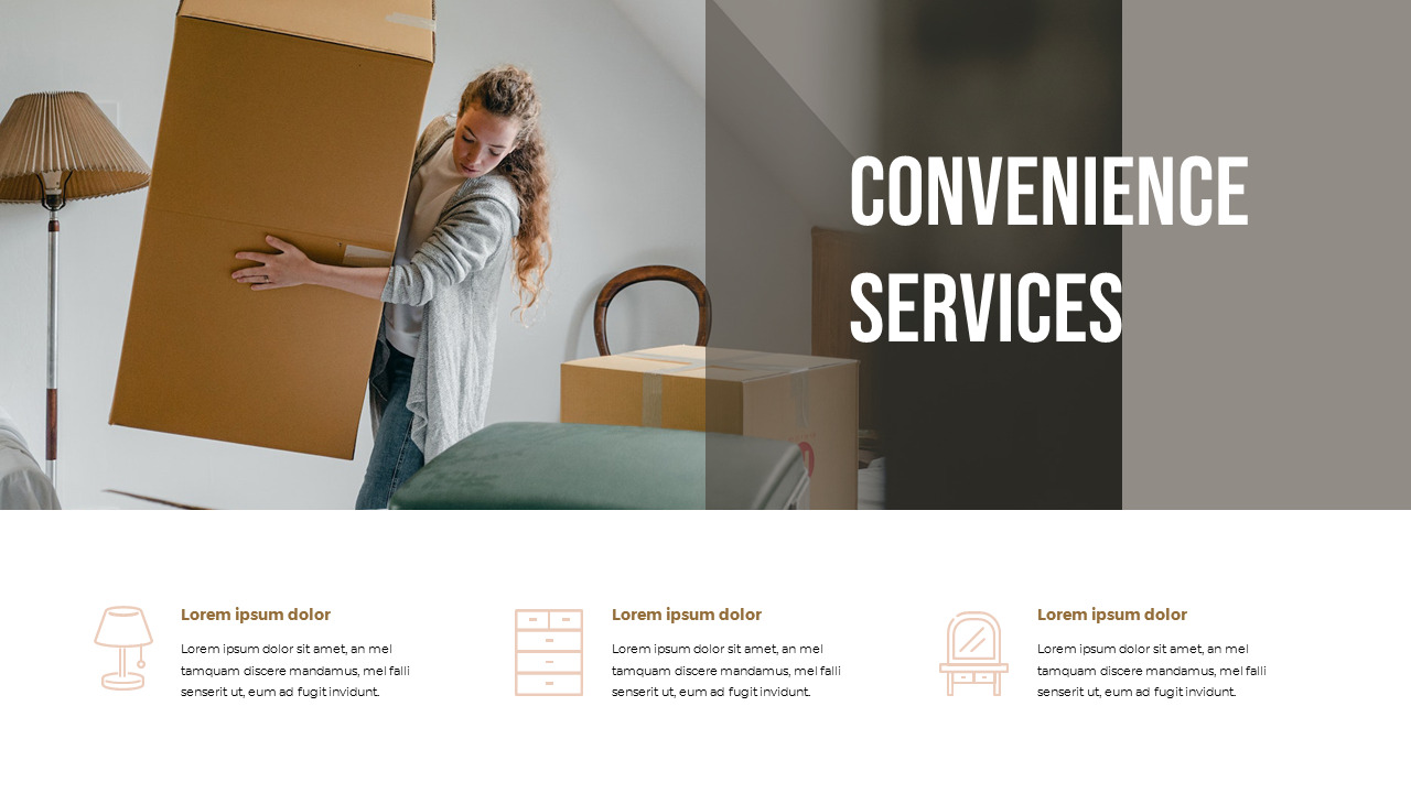 Moving Services PPT Templates Design