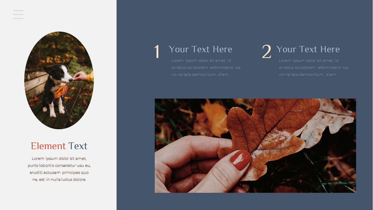 Autumn Scenery google slides slide templates
