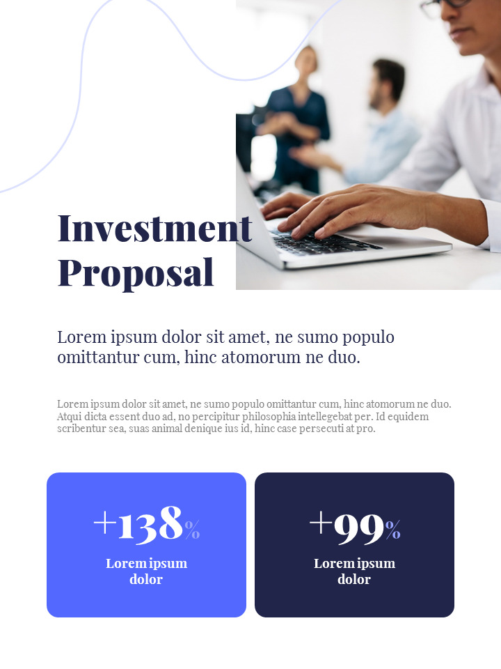 Business Proposal company profile template design