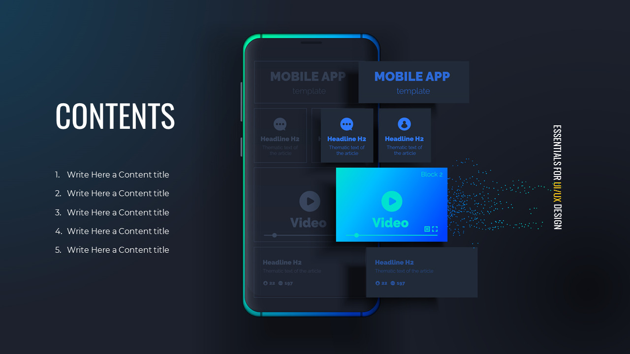 Essentials for UI/UX Design Google Slides Template Diagrams Design Essentials for UI/UX Design Google Slides Template Diagrams Design