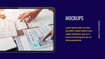 Essentials for UI/UX Design Google Slides Template Diagrams Design