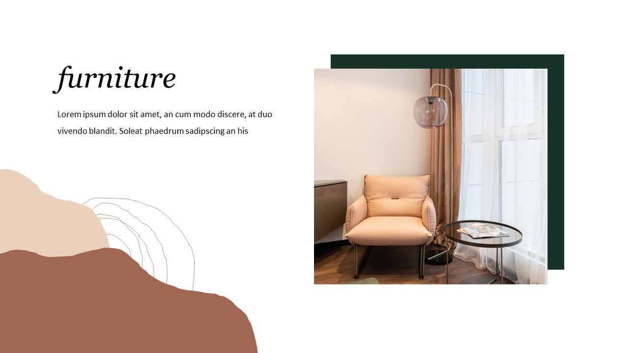Furniture Design Google PowerPoint Slides|Lifestyle