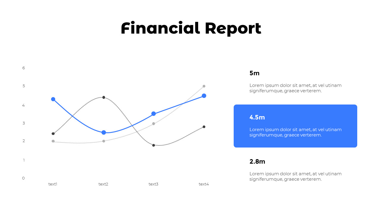 Wavy Abstract Concept Business company profile ppt template