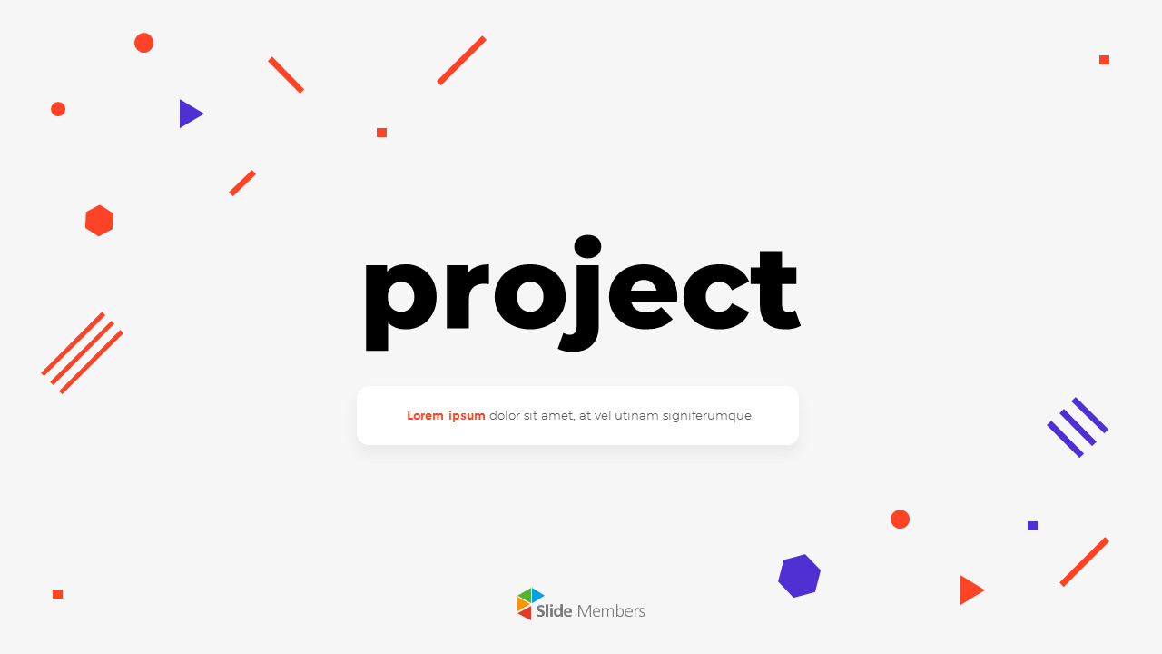Creative Project Simple Google Slides Interactive