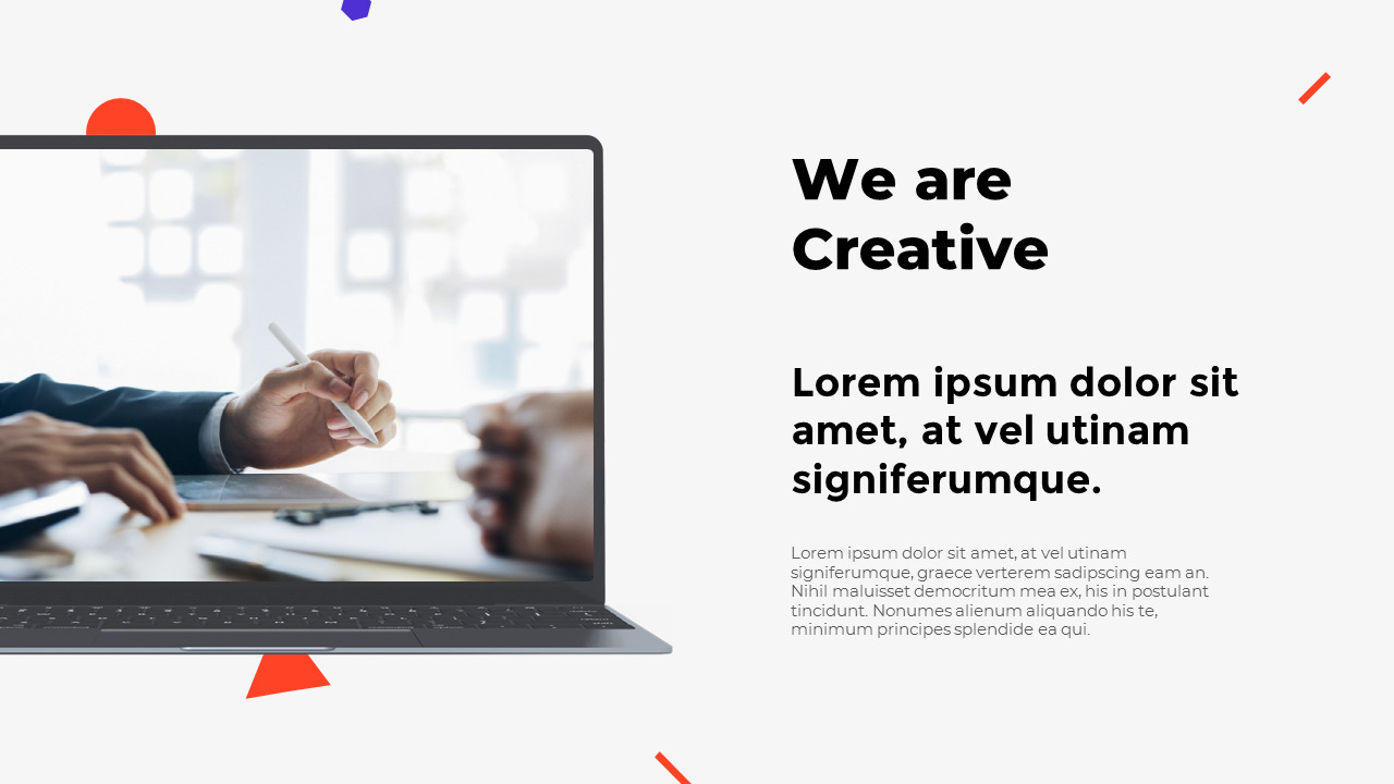 Creative Project Simple Google Slides Interactive