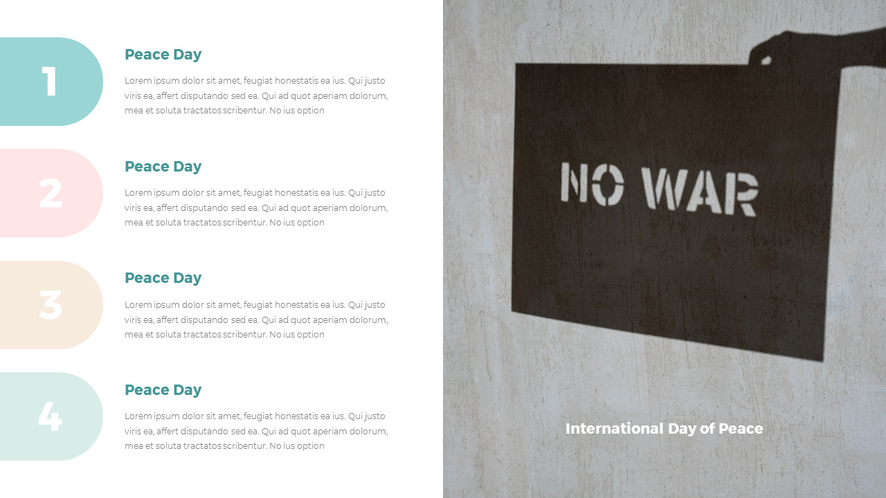 International Day of Peace Google Slides Presentation Templates|Lifestyle