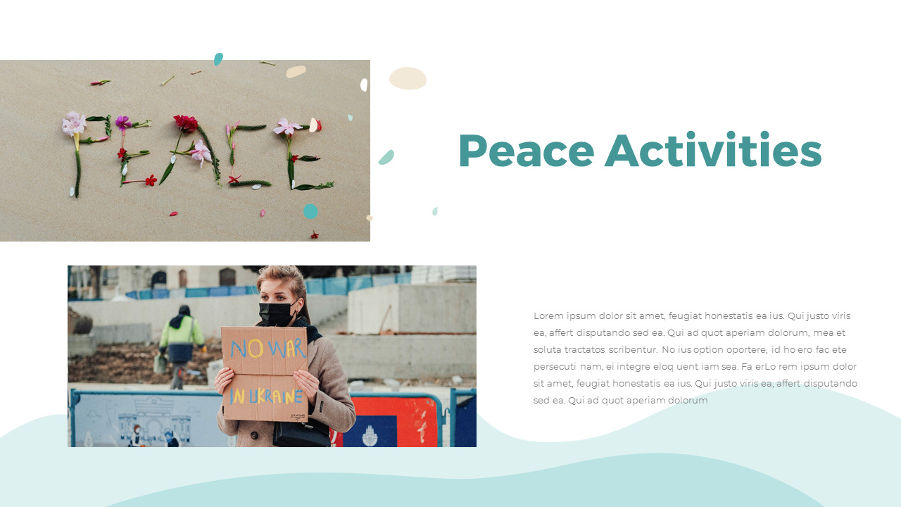 International Day of Peace Google Slides Presentation Templates|Lifestyle