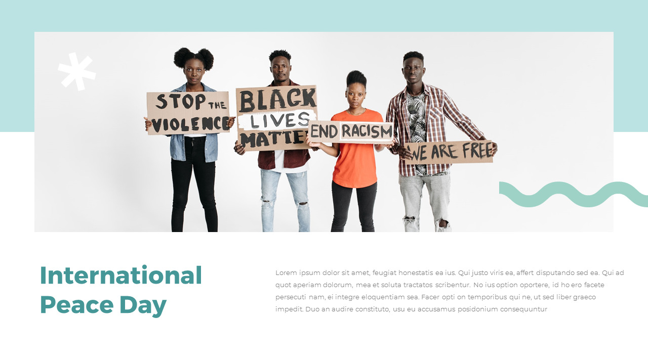 International Day of Peace Google Slides Presentation Templates|Lifestyle