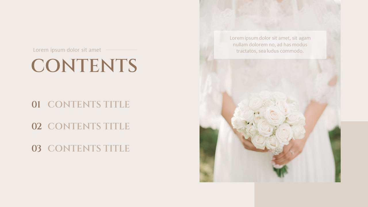 Wedding Company Easy Google Slides Template