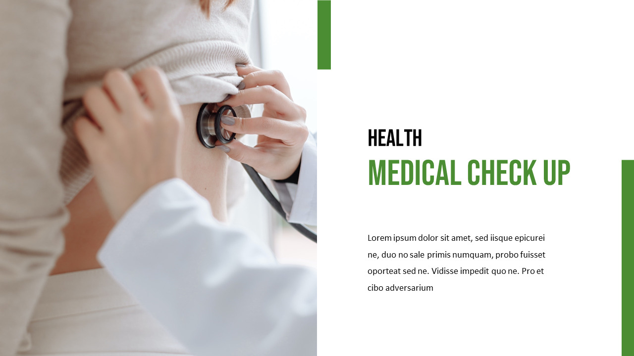 Medical Check-Up company presentation ppt