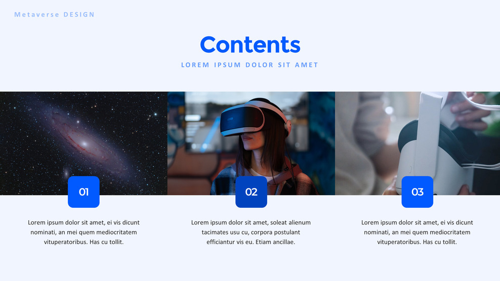 Metaverse PowerPoint Layout