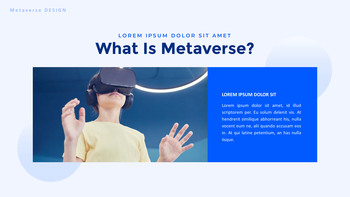 Metaverse PowerPoint Layout Template