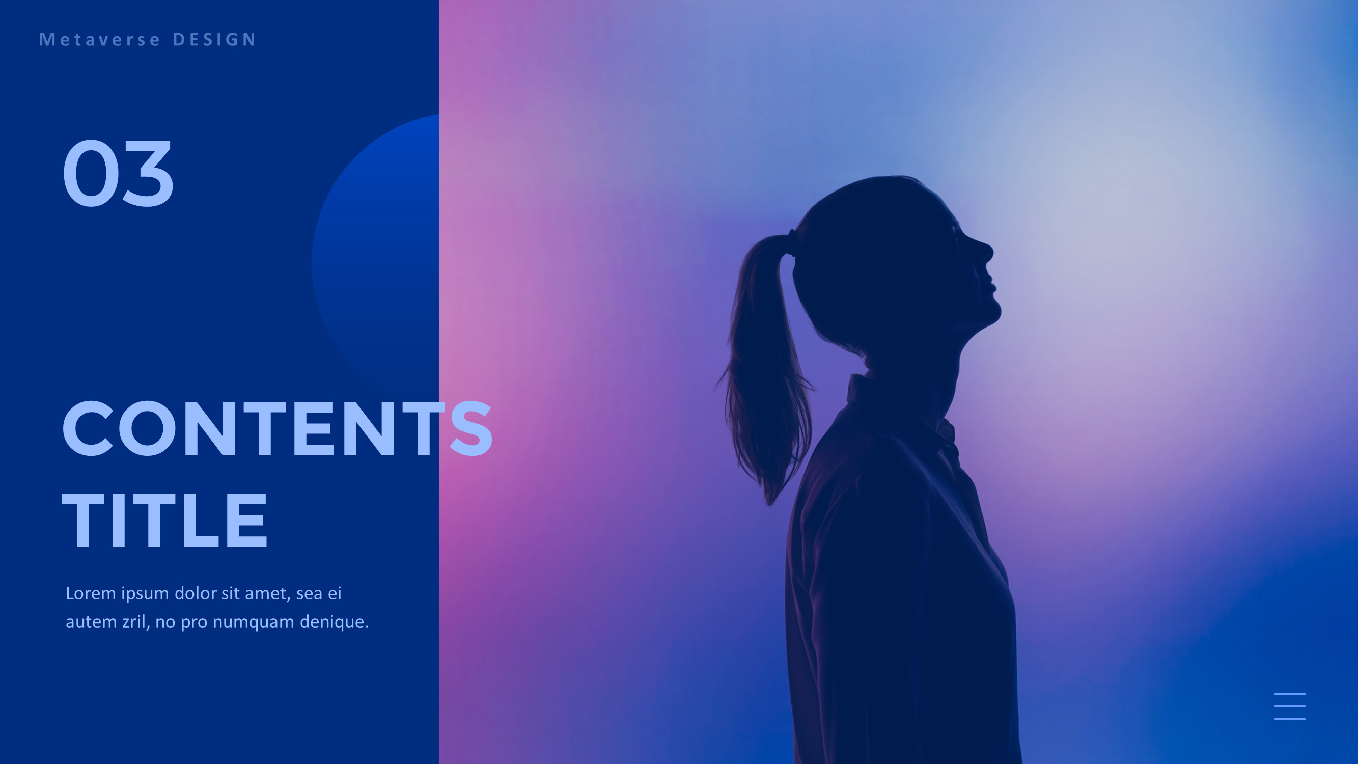 Metaverse PowerPoint Layout