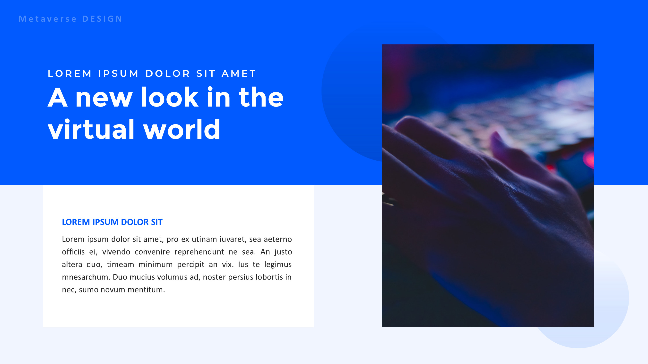 Metaverse PowerPoint Layout