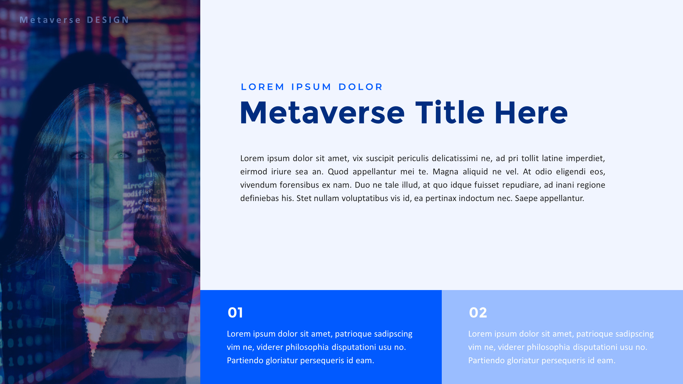Metaverse PowerPoint Layout