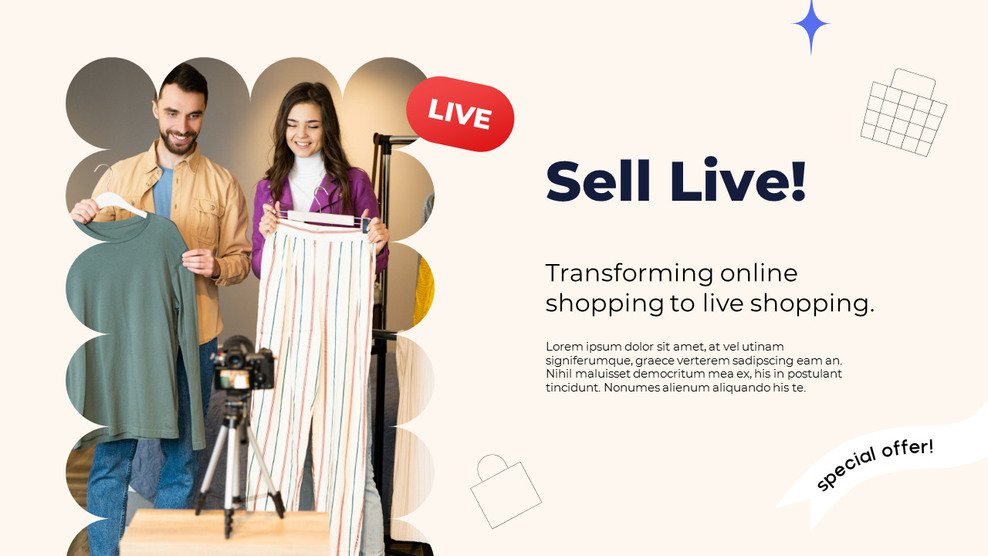Online Shopping to Live Best PPT Slides