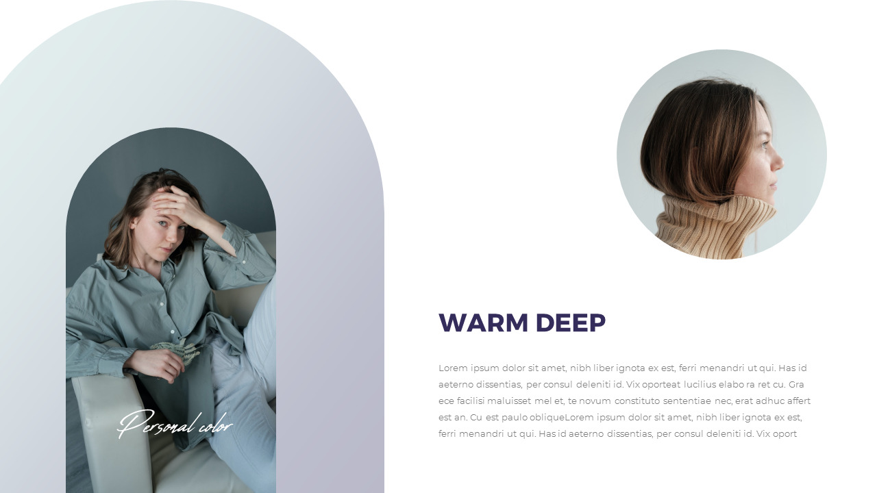 Personal Color Product Pitch Presentation Template|Lifestyle|PPT