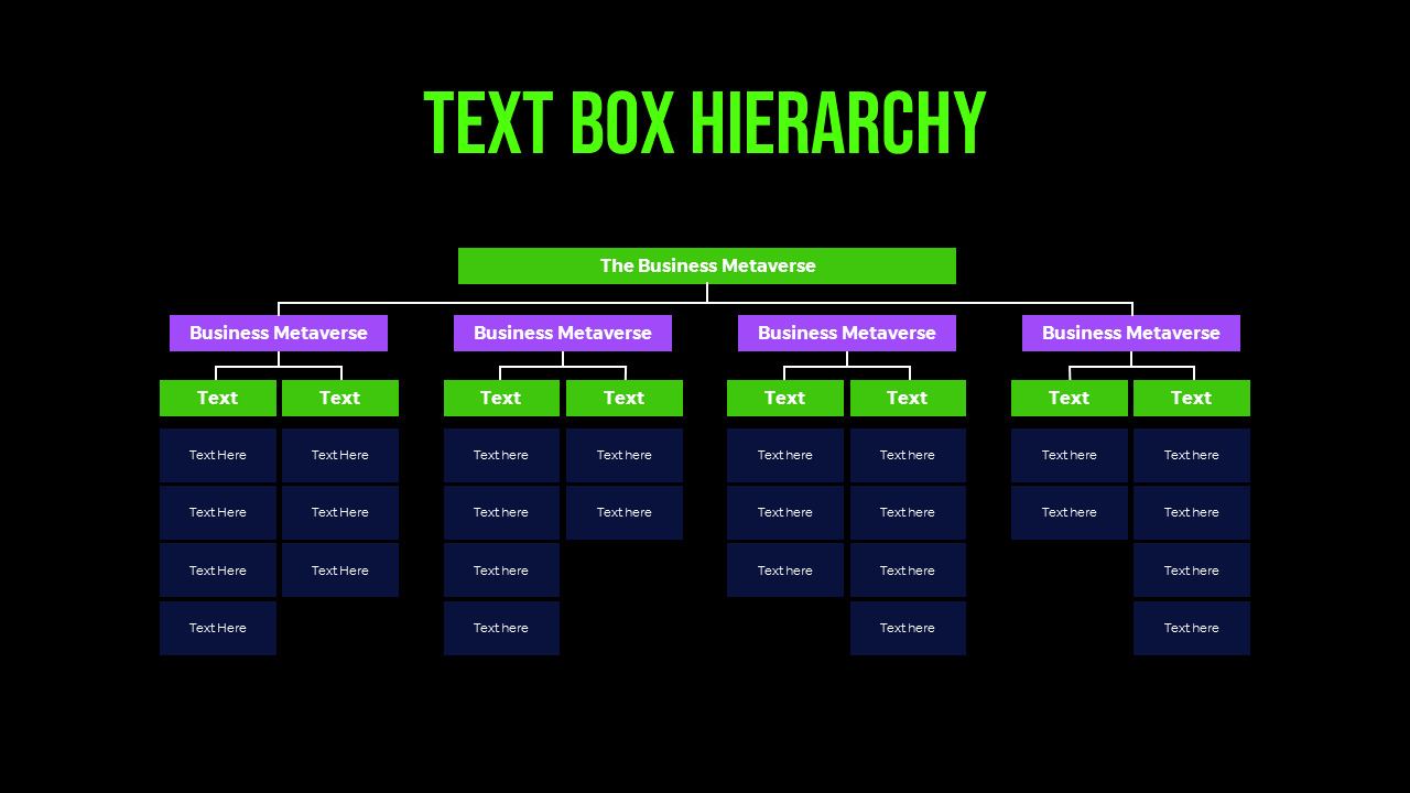 The Business Metaverse history powerpoint template