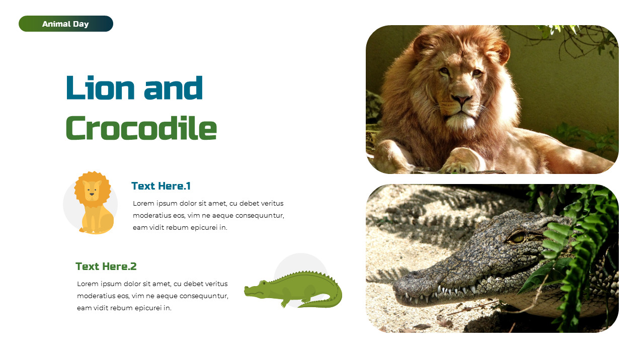 World Animal Day deck templates
