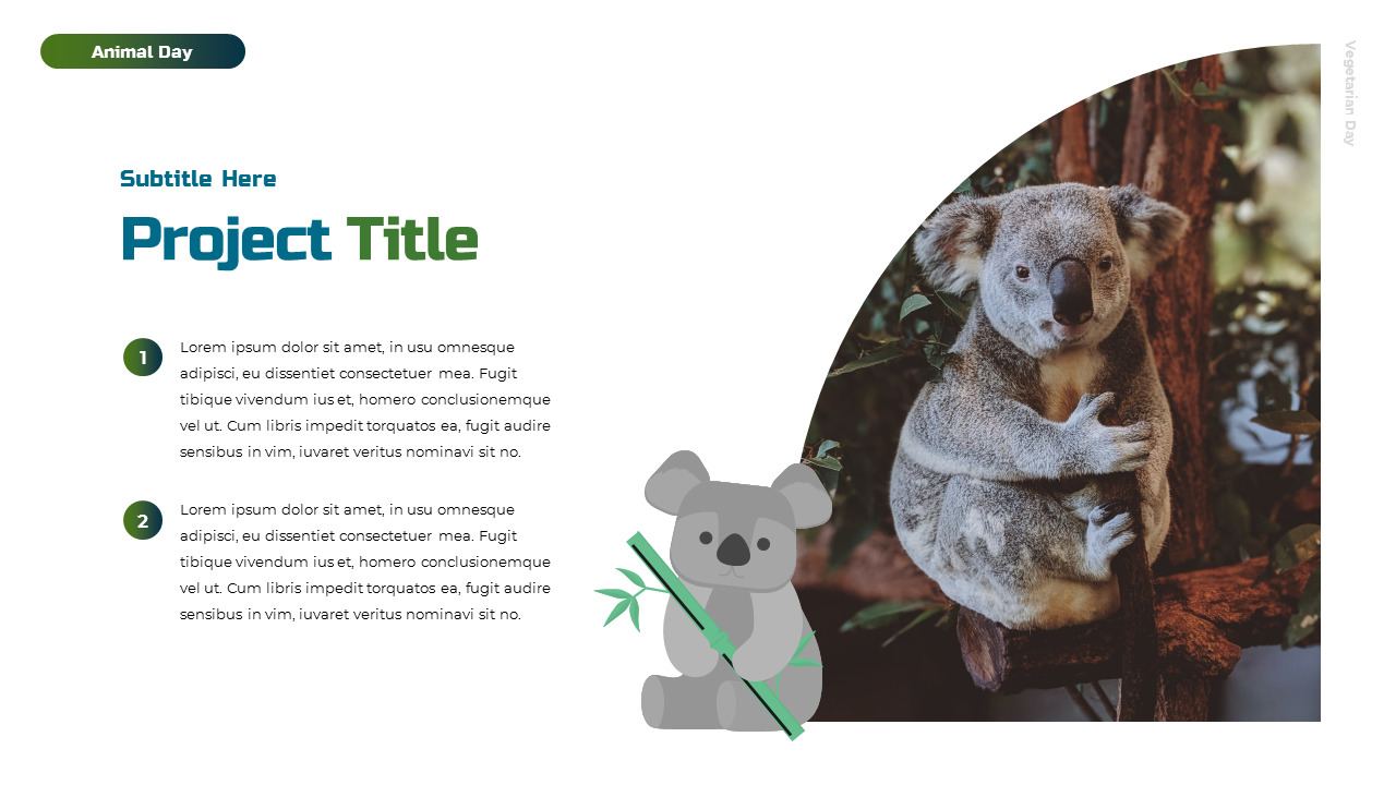 World Animal Day deck templates