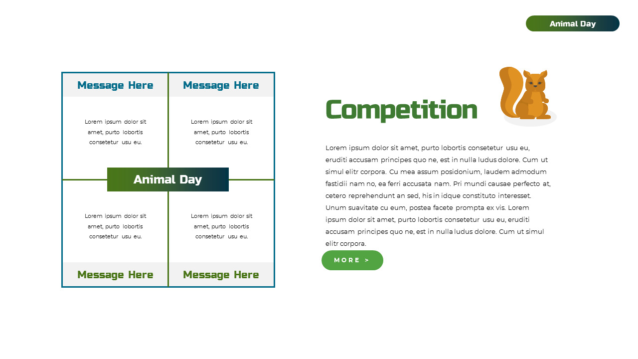 World Animal Day deck templates