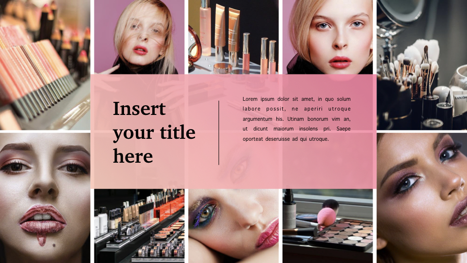 Cosmetic & Makeup Keynote Design