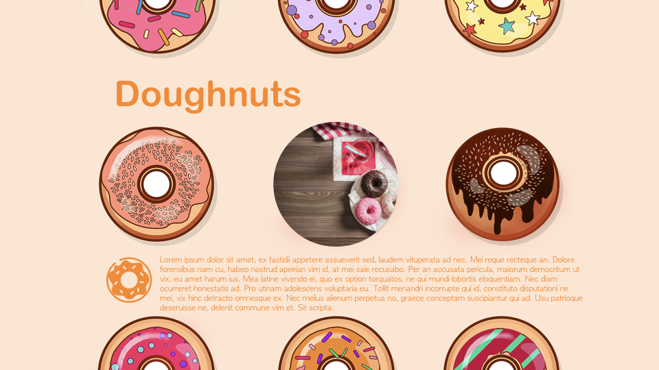Delicious food project Keynote