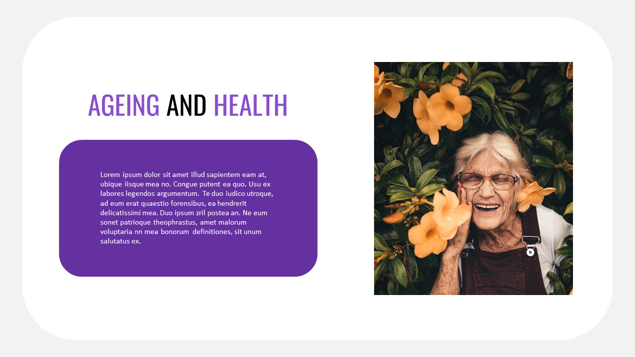 Old Age ppt templates google slides template|Lifestyle