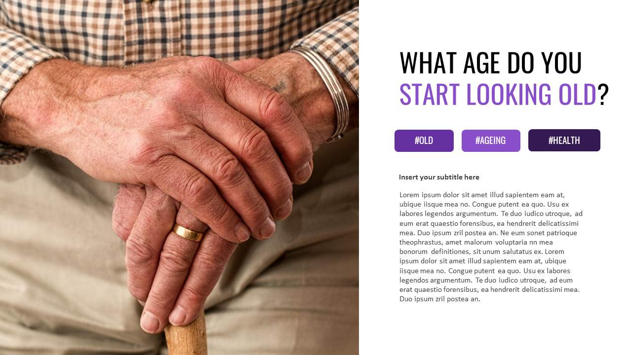 Old Age ppt templates google slides template|Lifestyle