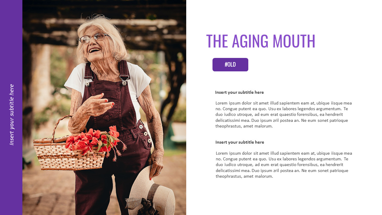 Old Age ppt templates google slides template|Lifestyle