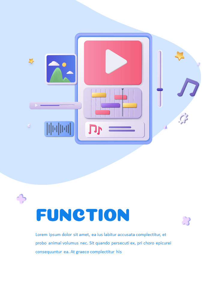 Project Management App school presentation template