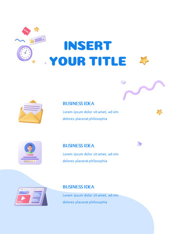 Project Management App school presentation template