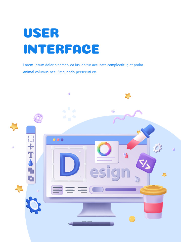 Project Management App school presentation template