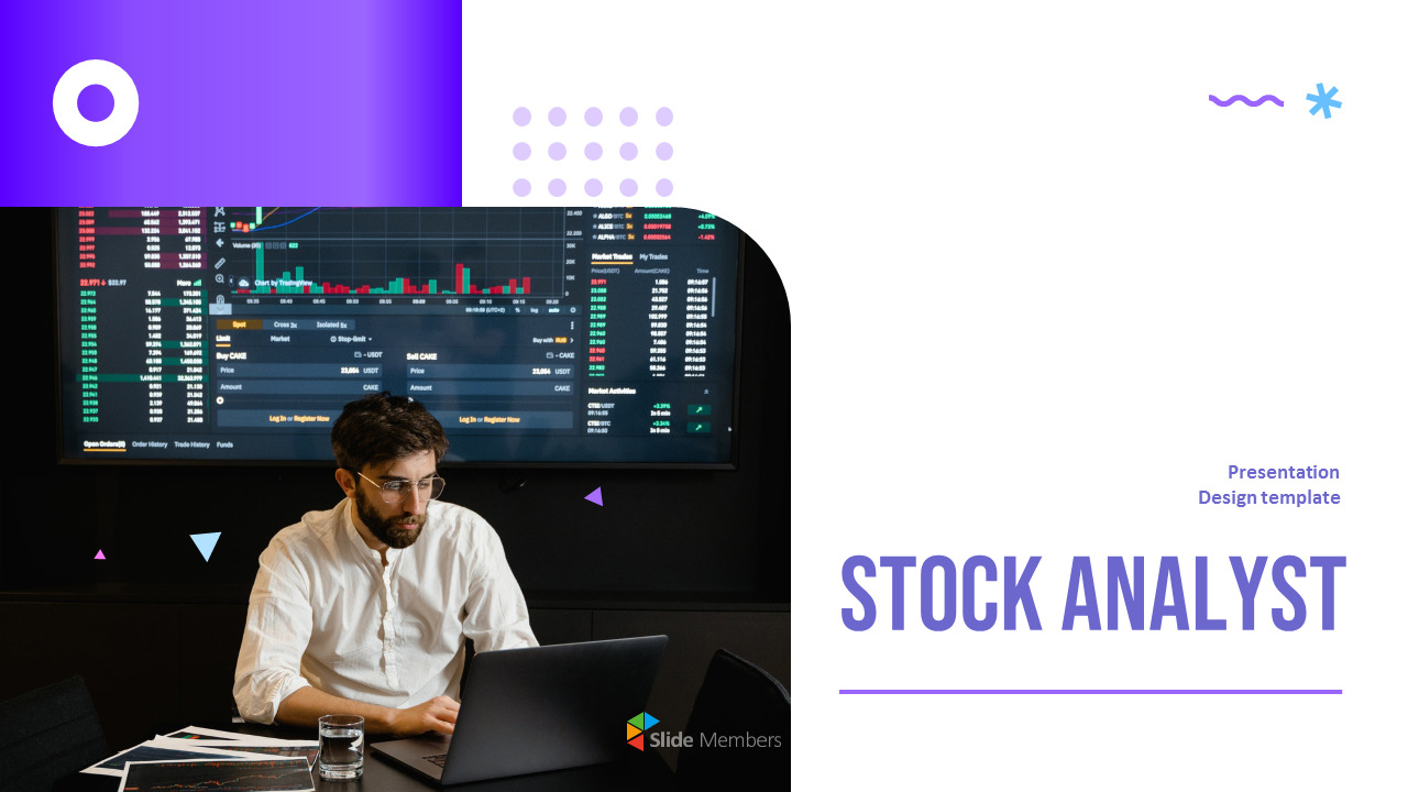 Free Stock Analyst - free powerpoint templates|Slides