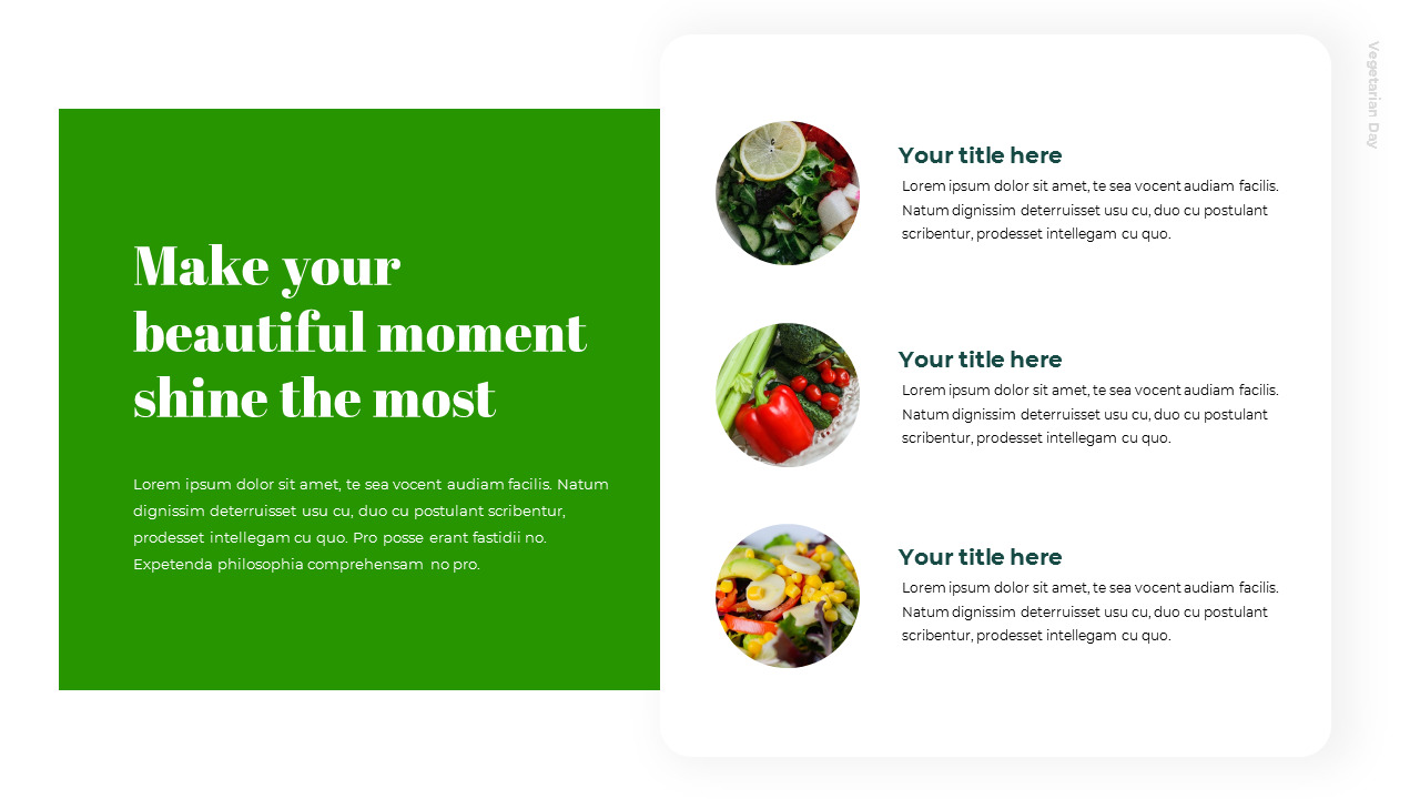 World Vegetarian Day Google PowerPoint Presentation