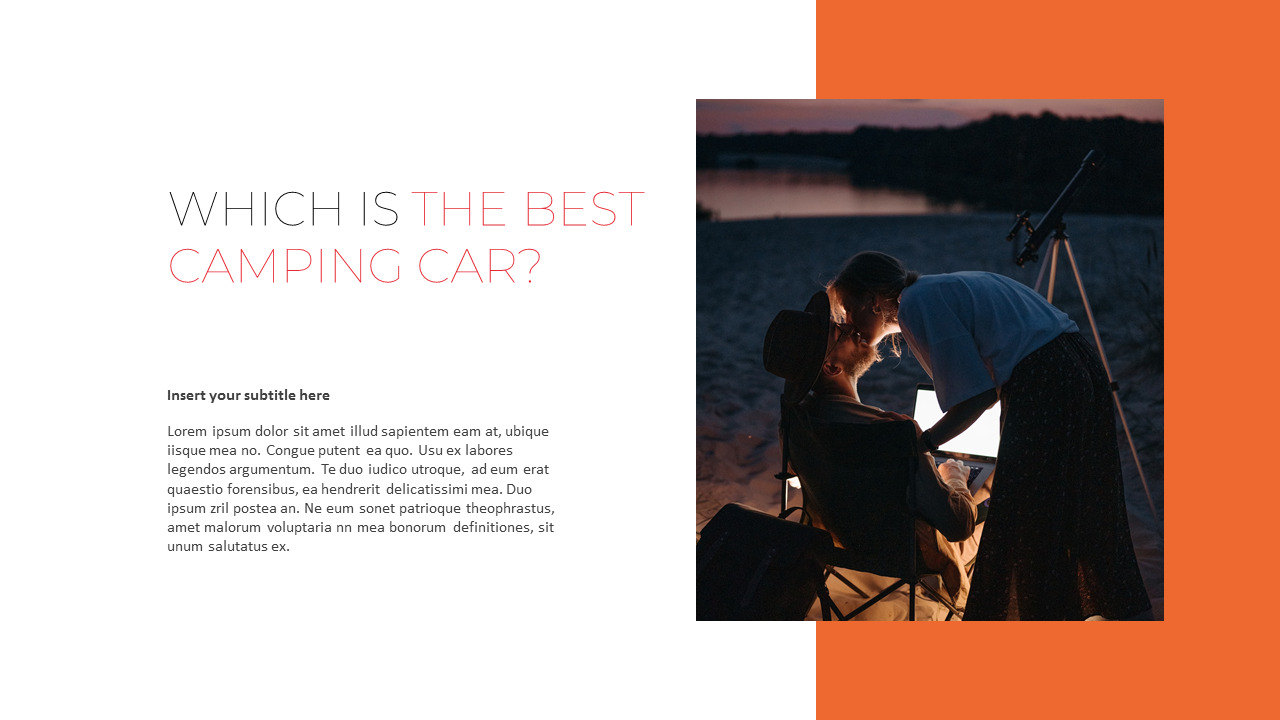 Camping Car Google Slides|Lifestyle