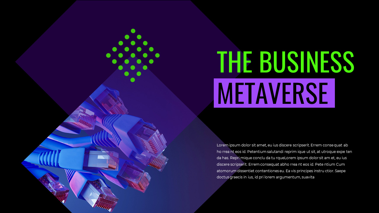The Business Metaverse ppt templates google slides template