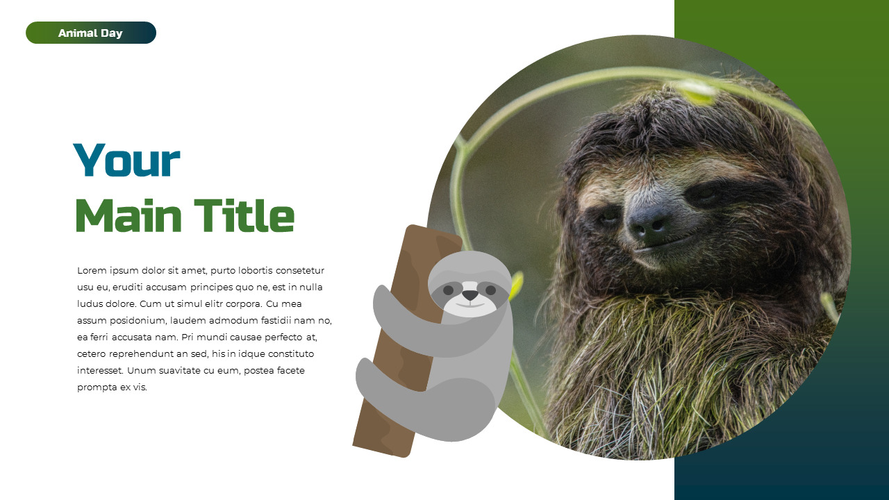 World Animal Day google slides slide templates