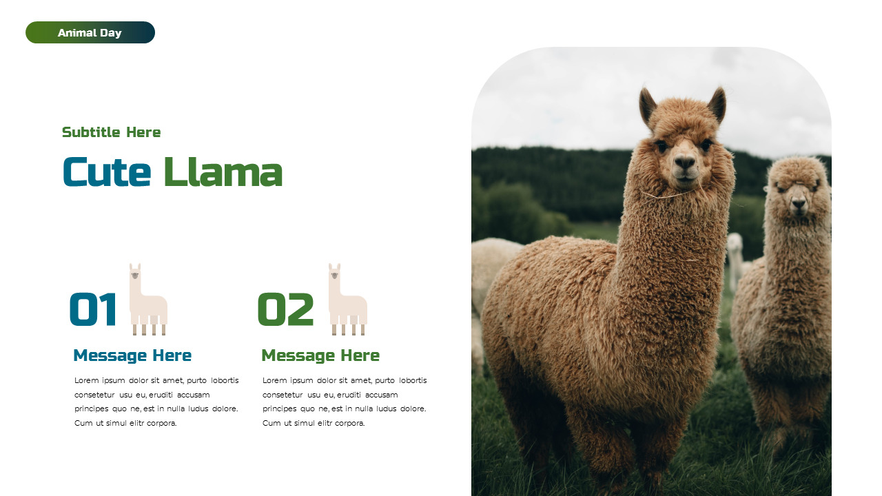 World Animal Day google slides slide templates