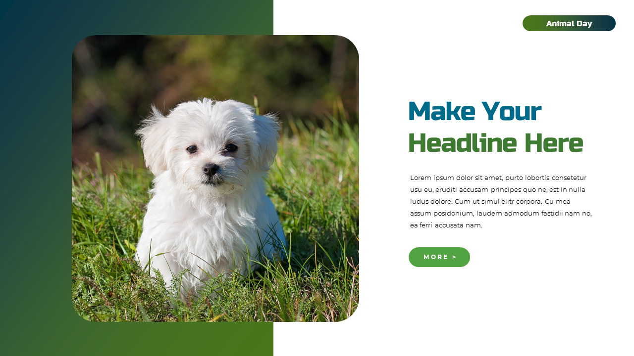 World Animal Day google slides slide templates