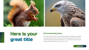 World Animal Day google slides slide templates