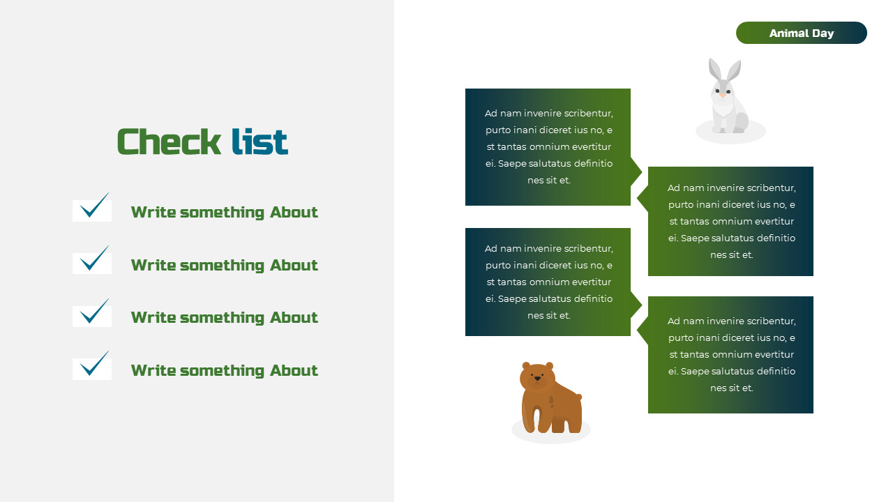 World Animal Day google slides slide templates