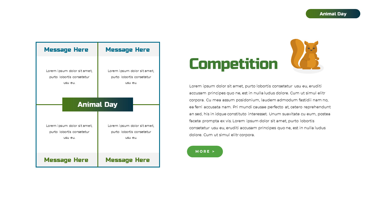 World Animal Day google slides slide templates